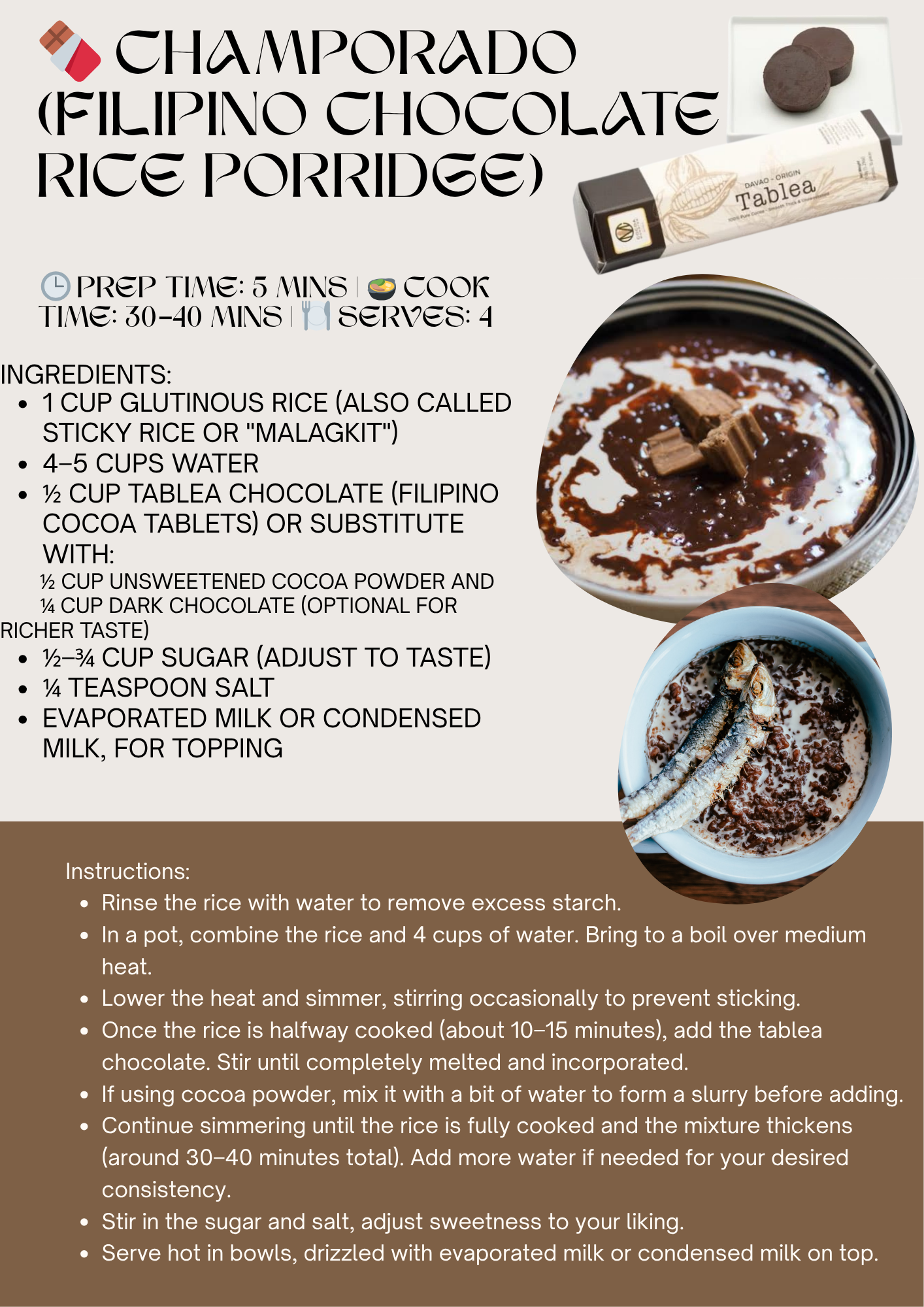 How to cook Champorado – kabayancorner.ch